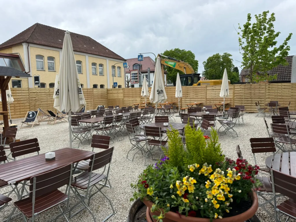 Frischer Wind im Biergarten - Haus der Bürgerwache